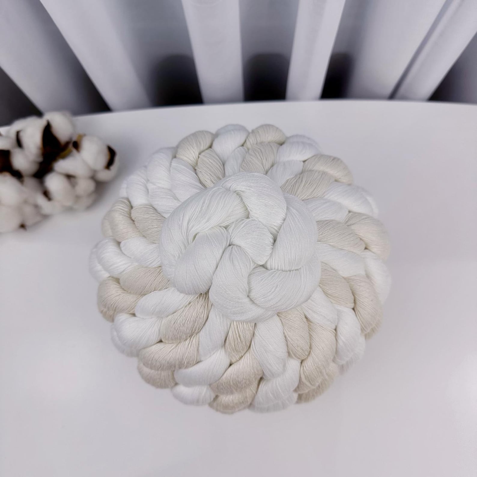 Large Yarn Thread Cake | Handmade Yarn Cake for Korean Dol and Baek Il ...