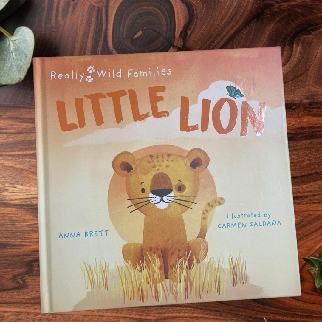 Little Lion: A Day in the Life of a Lion Cub Book by Anna Brett - Etsy