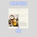 4 Easy-to-use Recipe Templates for Your Culinary Adventures - Etsy