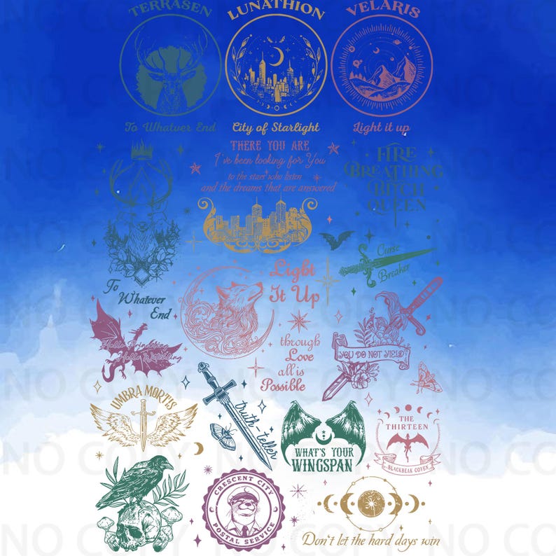Throne of Glass Acotar Digital Download Png, Fireheart Terrasen Png ...