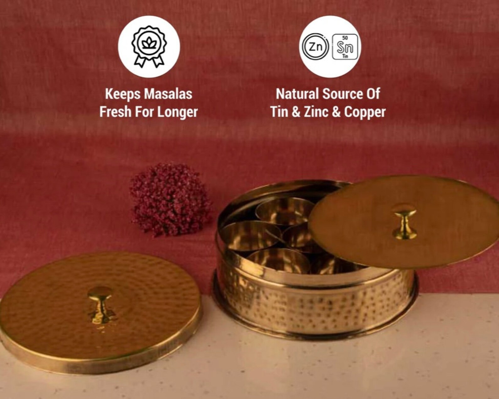 Brass Masala Daani / Spice Box - Etsy