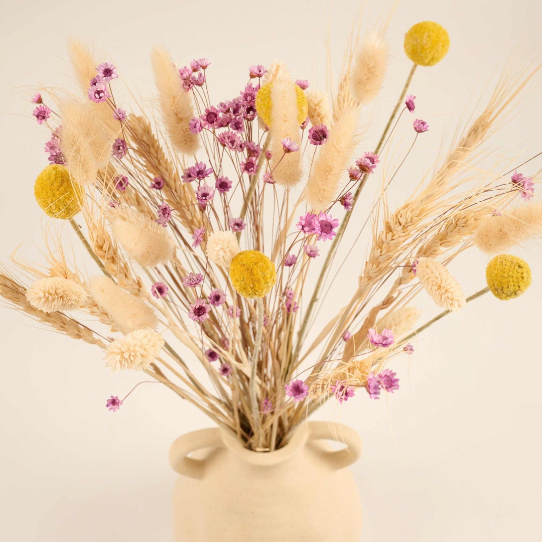 Dried Flower Mix, Dried Flower Bouquet, Dried Flower Decoration DIY ...