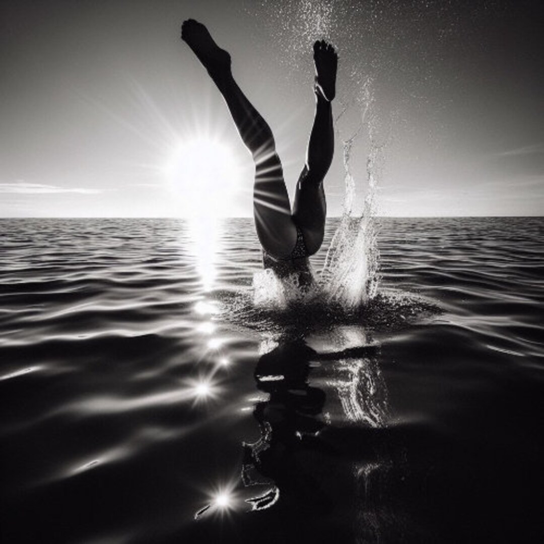 Submerge, Swim Art, Ocean, Dive, Photography - Etsy