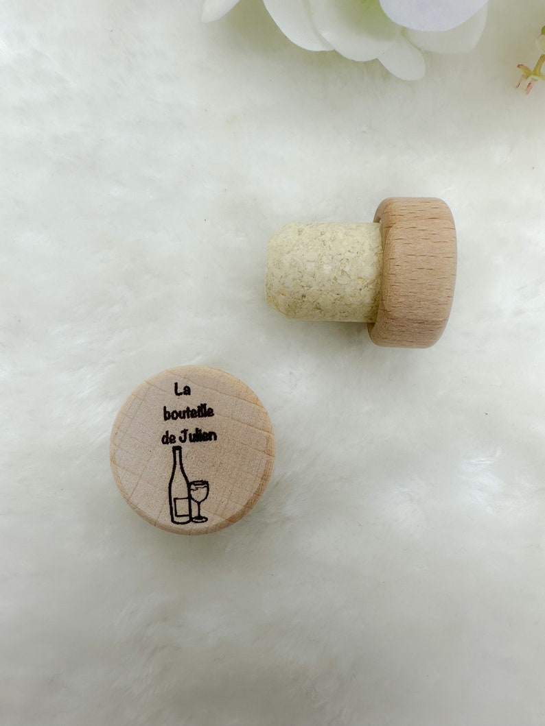 Bouchons de liège personnalisé Bouchon de liège en bois personnalisé ...