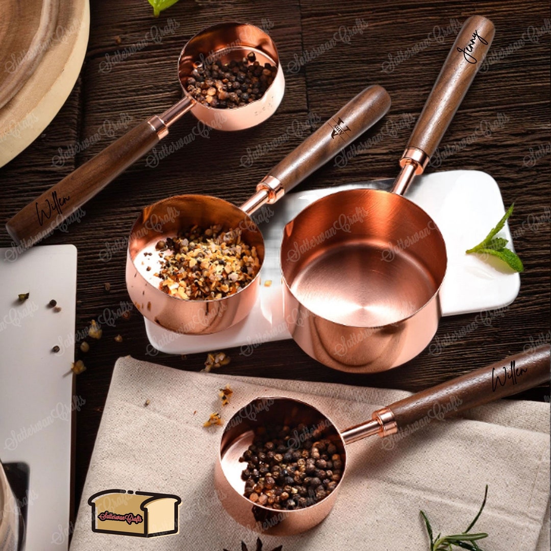 Personalized Measuring Cup Set, Custom Name Stainless Steel Measuring ...