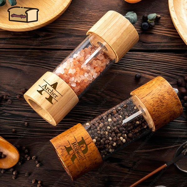 Wooden Salt Shaker - Etsy