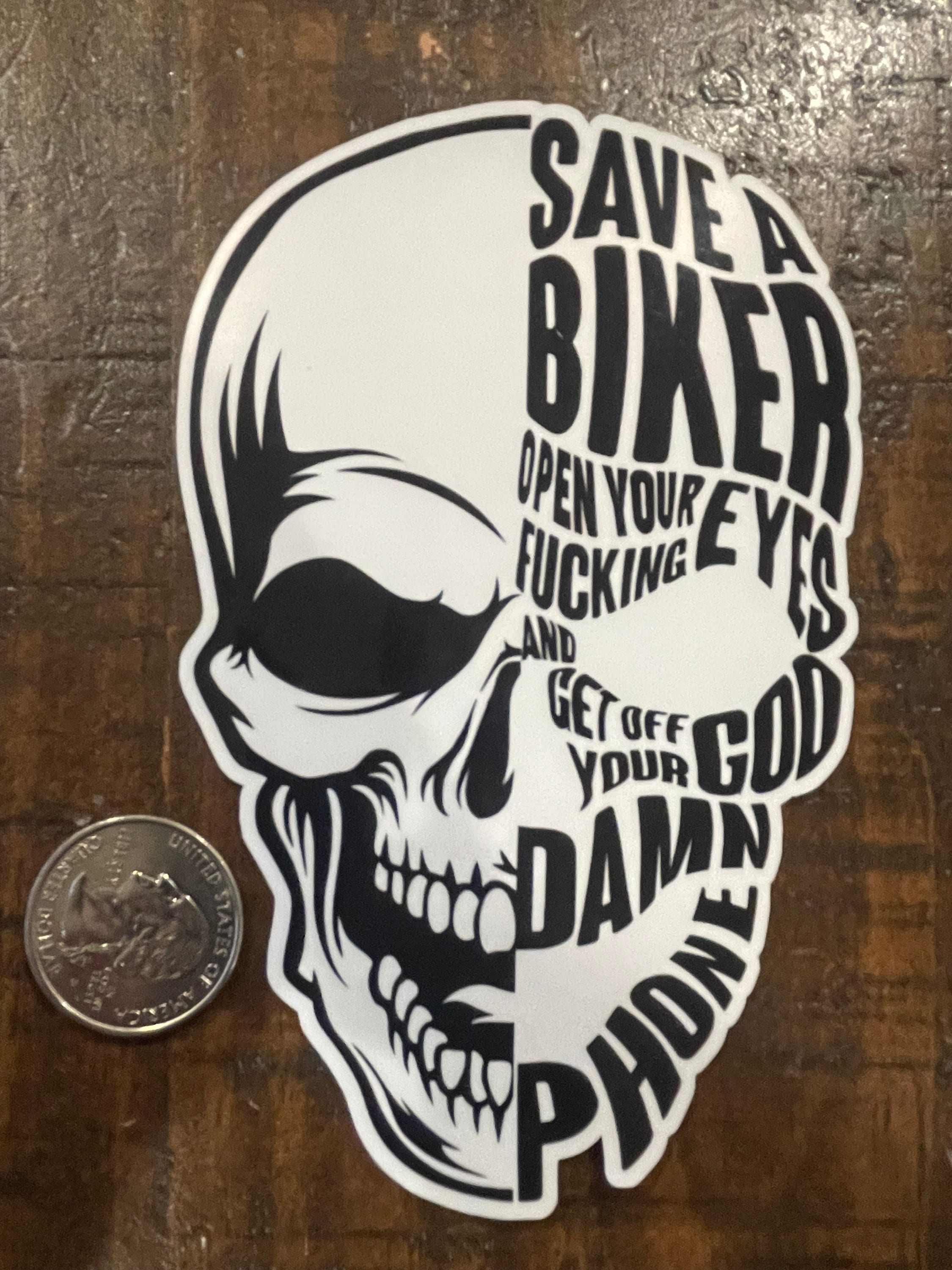 Biker Sticker - Motorcycle Stickers - Stickers for Helmets - Stickers ...