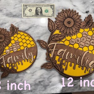 Bee Hive Family Tree,gift for Nana, Honey Bee,gift for Mom,gift From ...