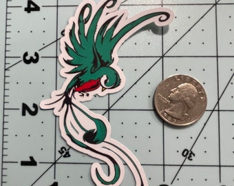 Quetzal Bird - Guatemala Sticker - Quetzal Sticker - Chapin Sticker ...