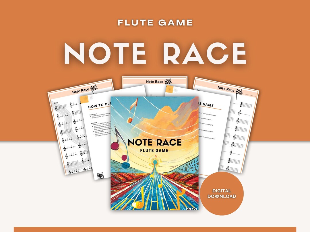Note Race Flute Game Music Game Flute Group Game Flute Group Lesson ...