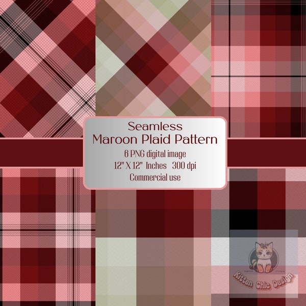 Maroon Scrapbook Paper Printable - Etsy