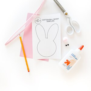 Cotton Ball Bunny (pink) - Etsy