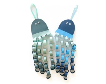 Jellyfish Craft Sea Life Activity Ocean Animals Craft Cut & Paste ...