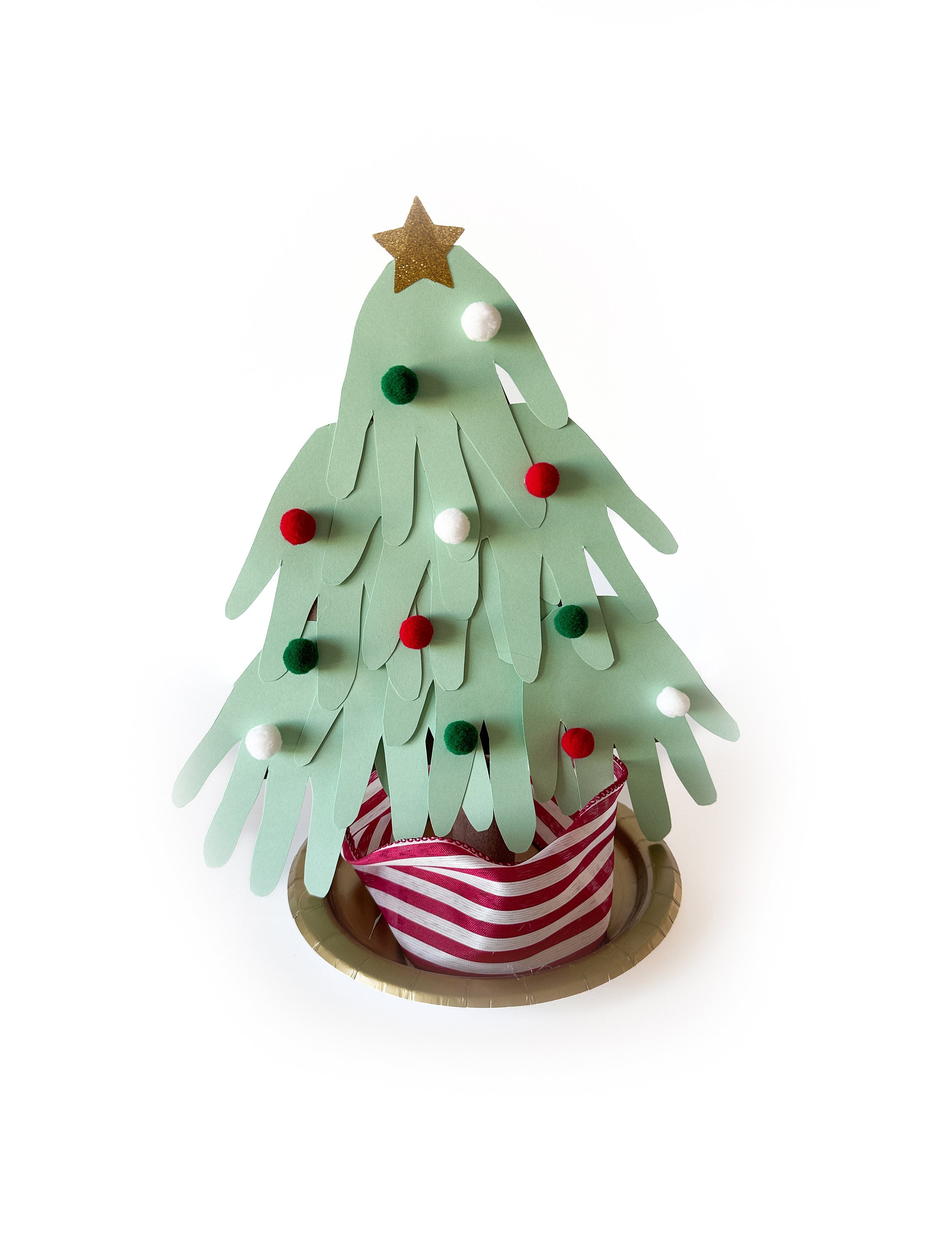 Handprint Christmas Tree - Etsy
