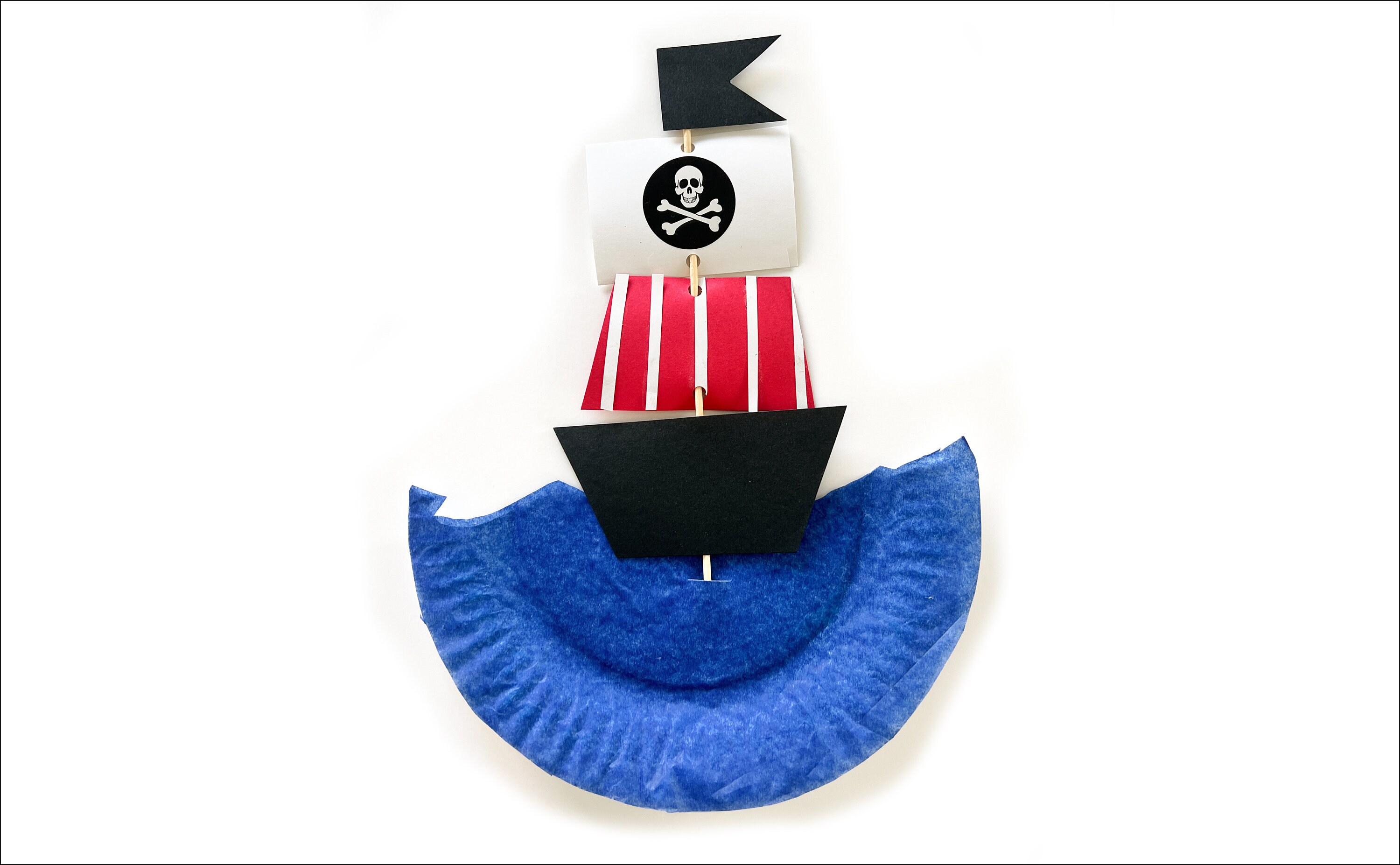 Pirate Ship Craft - Etsy