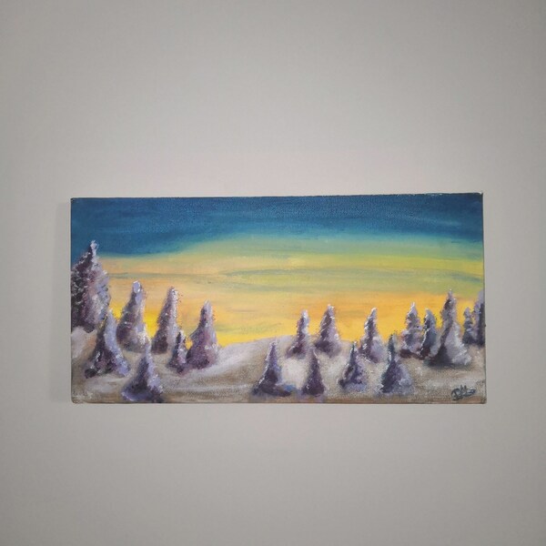 Paysage d'hiver - Etsy France