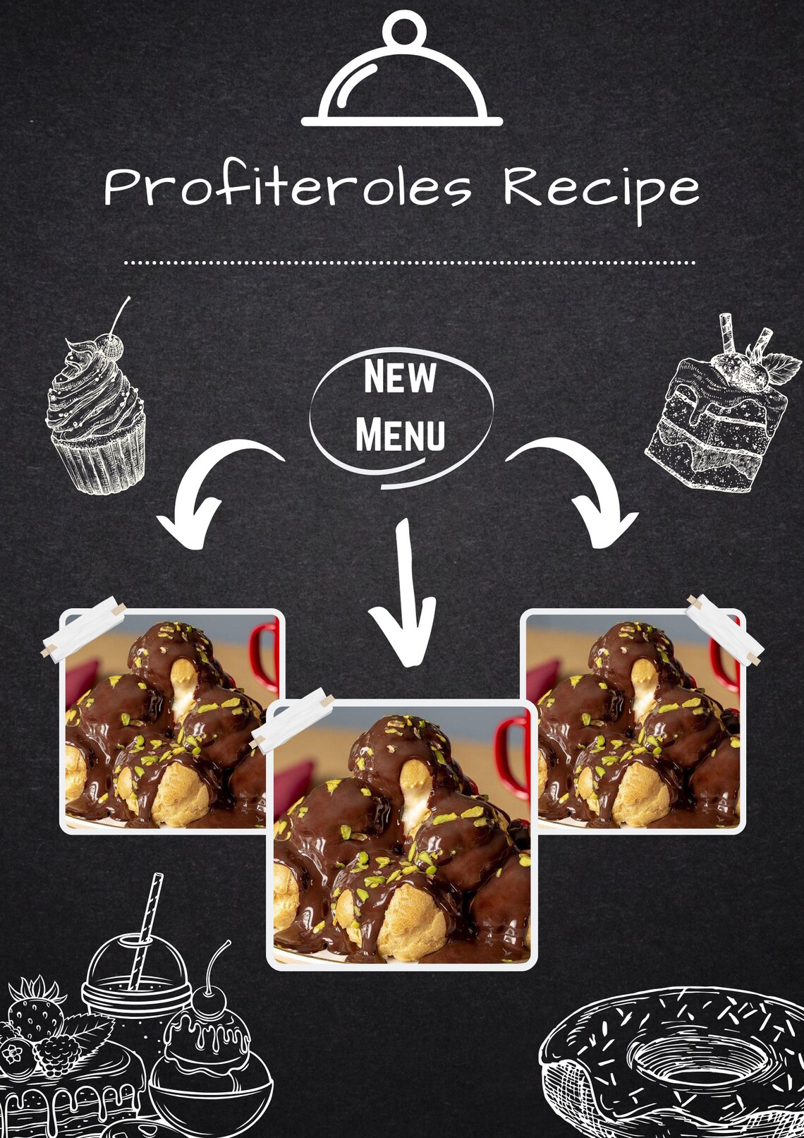 Profiteroles Recipe Digital Recipes Digital Recipes From Turkish and ...