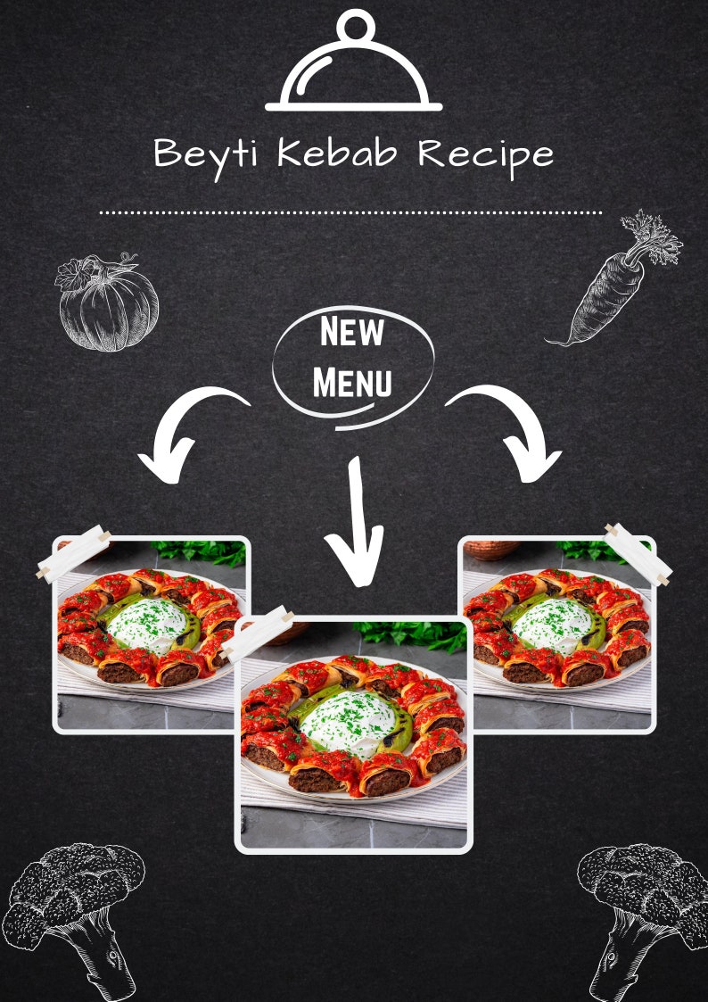 Turkish Beyti Kebab Recipe Digital Recipes From Turkish and World ...