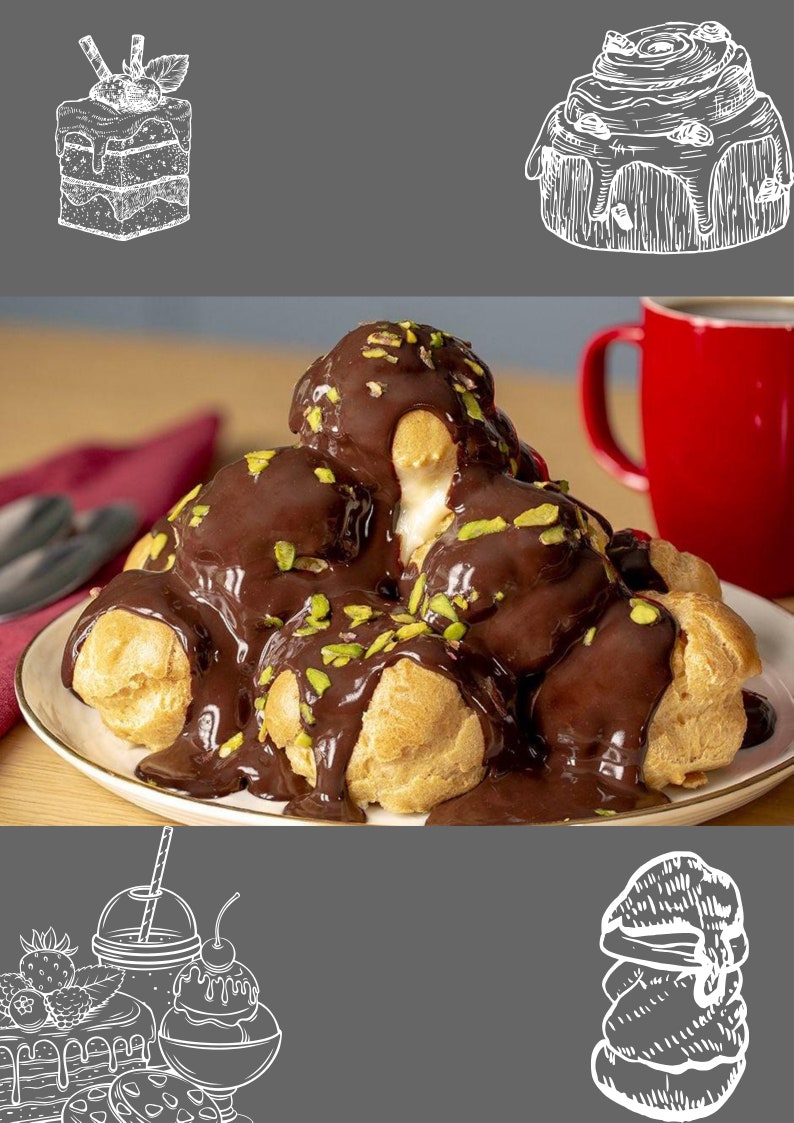 Profiteroles Recipe Digital Recipes Digital Recipes From Turkish and ...