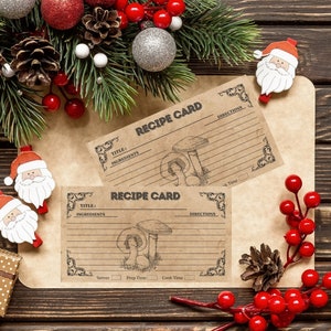 Recipes Cards Digital Recipe Card Printable Recipe Cards Collection ...