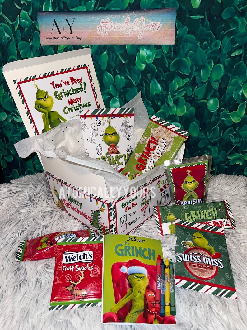 Grinchmas Eve Box | Grinch Movie - Etsy
