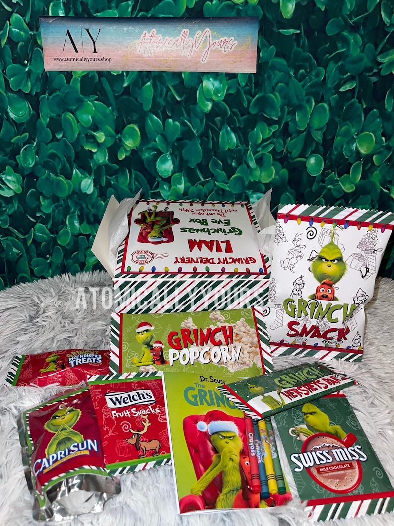 Grinchmas Eve Box | Grinch Movie - Etsy
