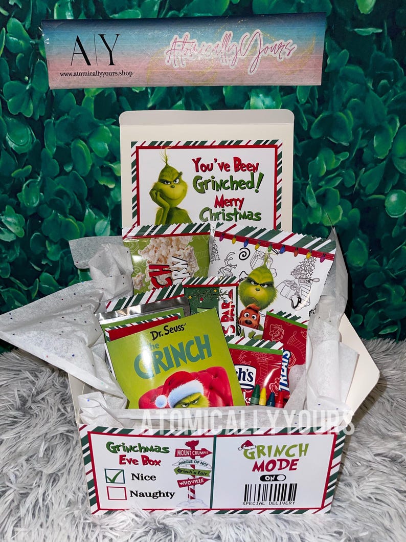 Grinchmas Eve Box | Grinch Movie - Etsy