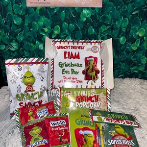 Grinchmas Eve Box | Grinch Movie - Etsy