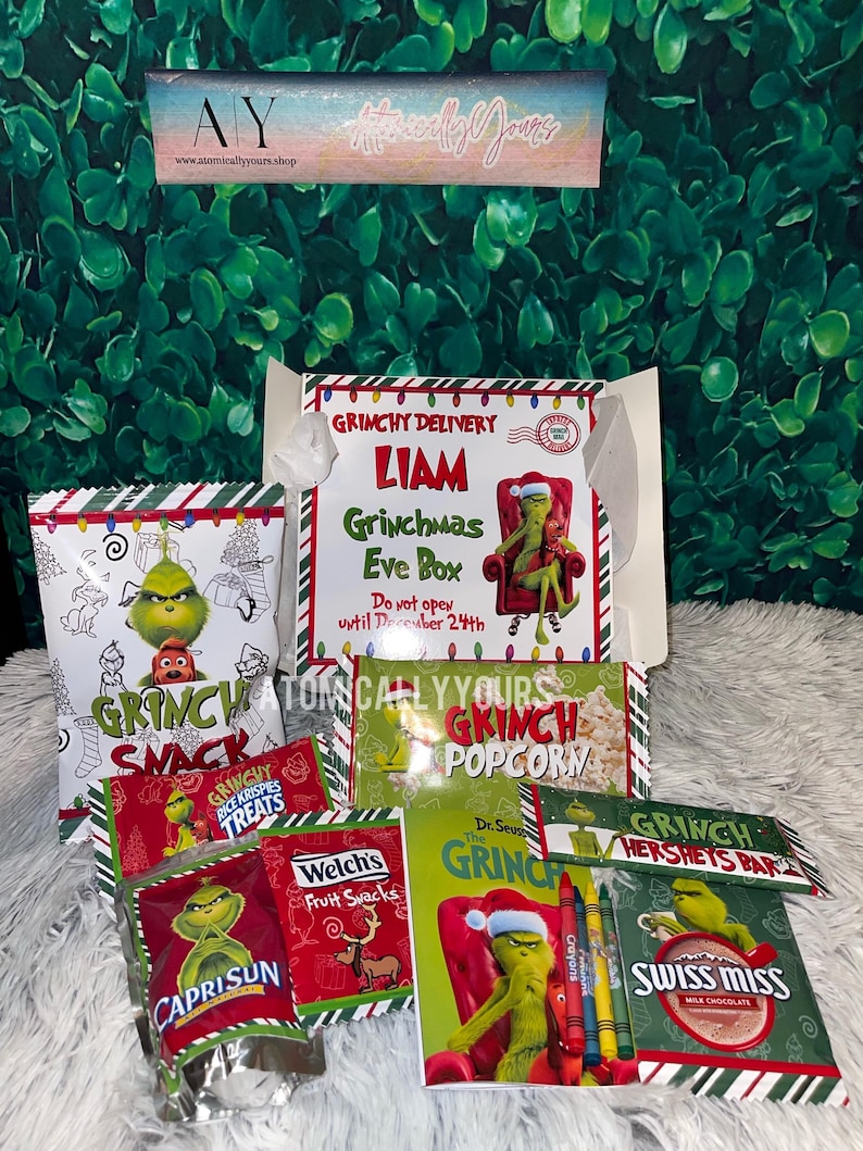 Grinchmas Eve Box | Grinch Movie - Etsy