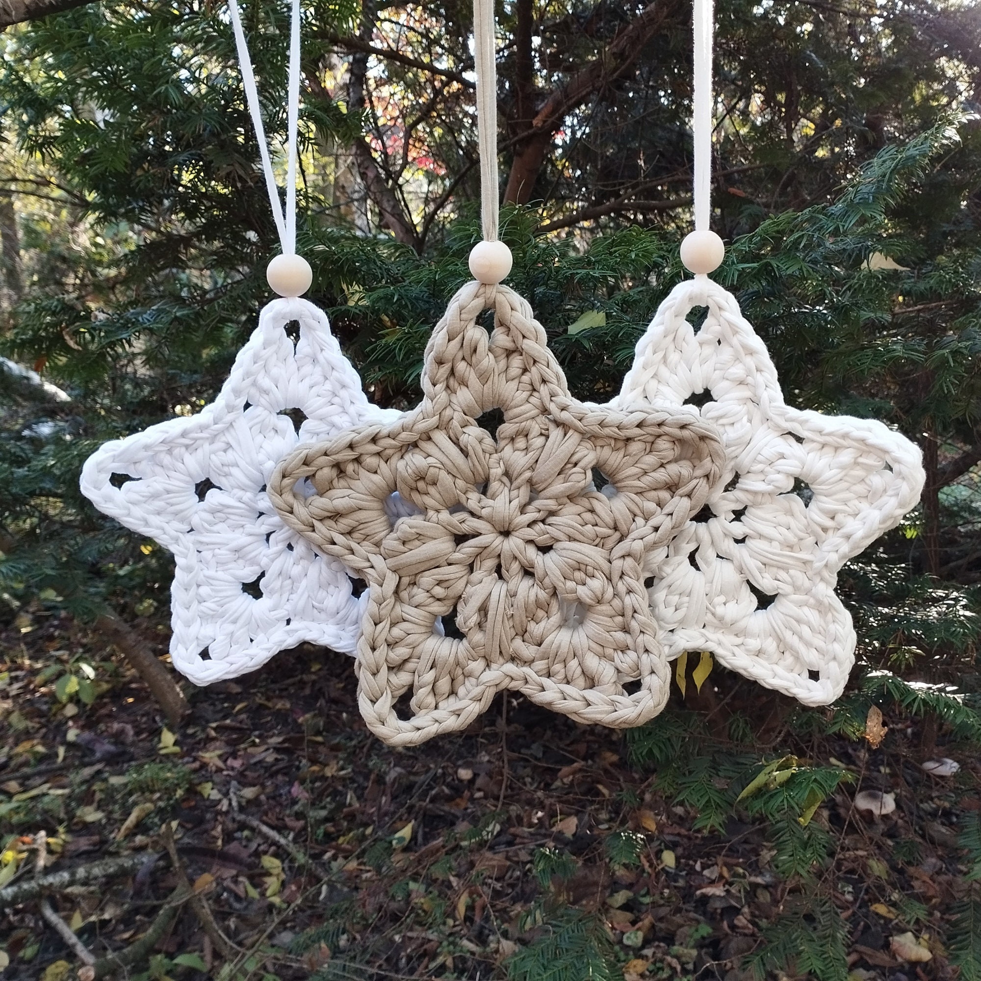 Easy Crochet Pattern-five Point Star Crochet Pattern Pdf-christmas ...