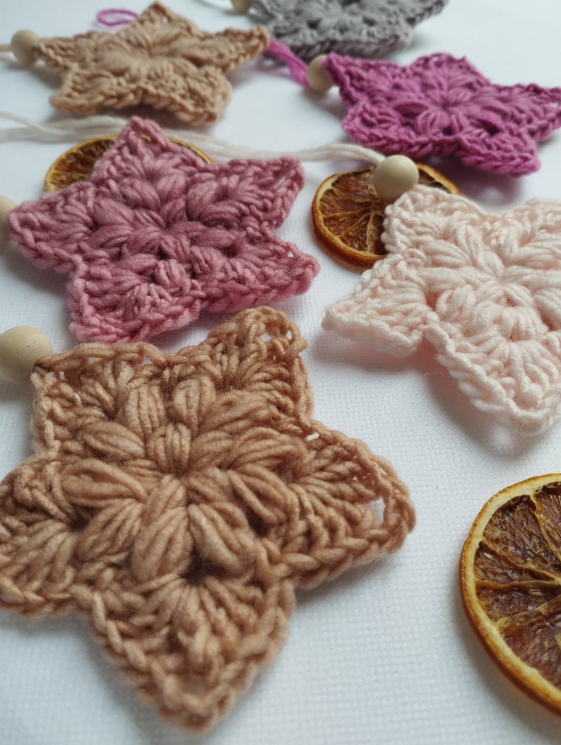 Easy Crochet Five Point Star Pattern, Christmas Decor (PDF Pattern) - Etsy