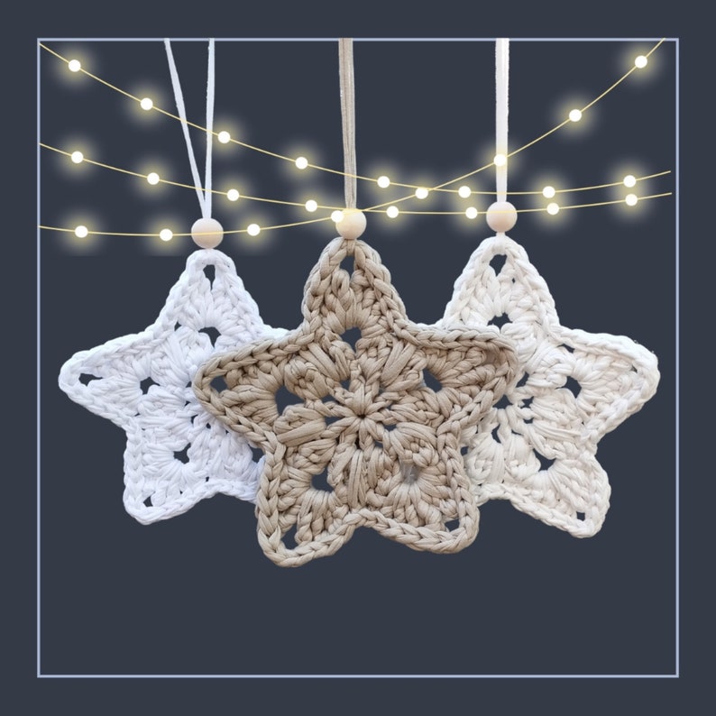 Crochet Five Point Star Pattern, Christmas Decor (PDF Pattern) - Etsy