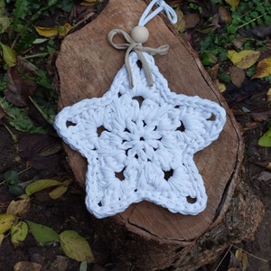 Easy Crochet Pattern-five Point Star Crochet Pattern Pdf-christmas ...