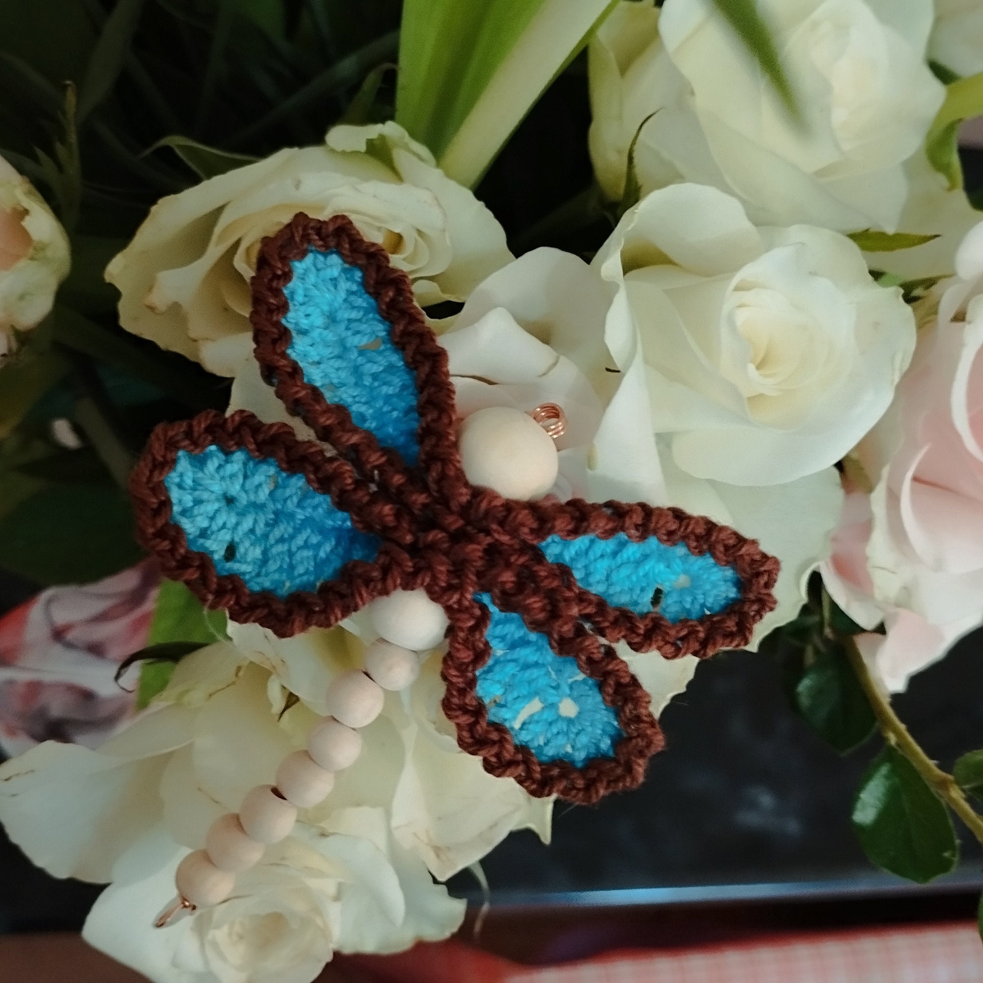 Easy Dragonfly Crochet Pattern Summer Amigurumi Pattern-keychains-hair ...