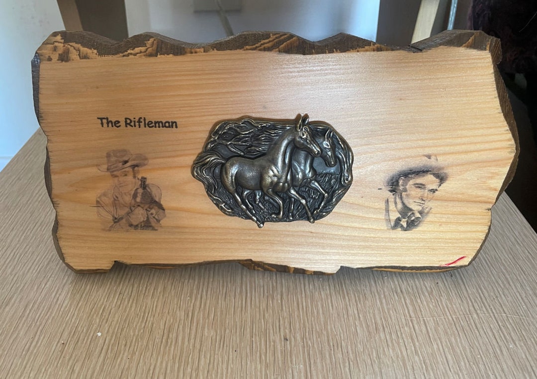Belt Buckle Display/ Desk Display/ Desk Decor / Hand Buffed Buckle ...