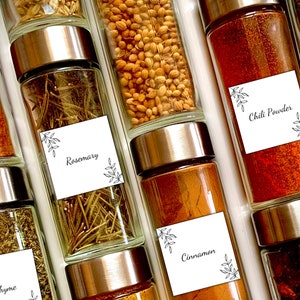 Editable Kitchen Pantry Spice Jar Labels Template, Kitchen Container ...
