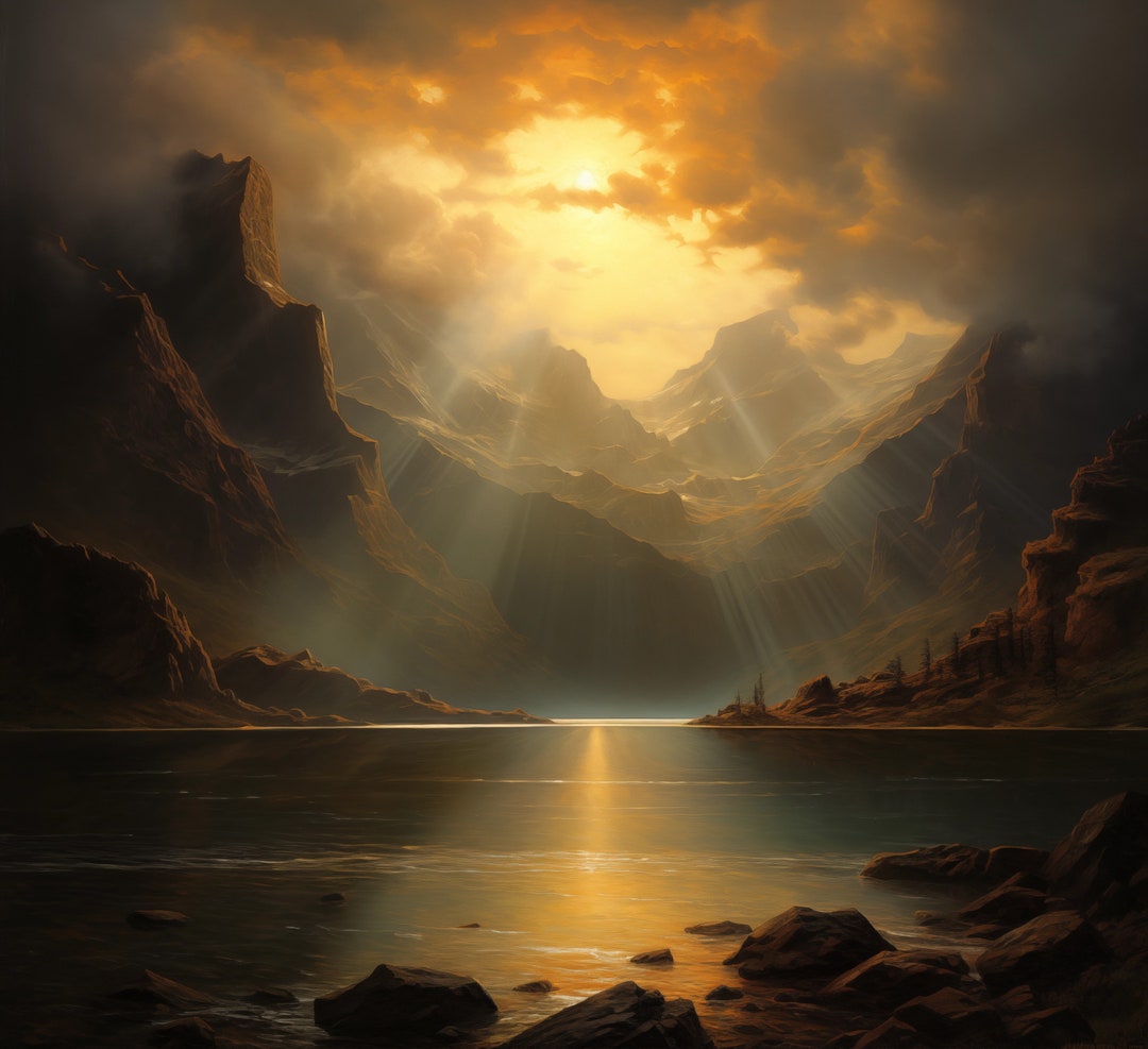 Landscape Scenery Wall-art - Etsy