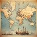 Vintage Maps Collection Printable Digital or Framed and Shipped - Etsy