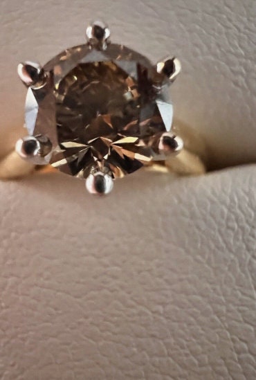 Vintage 8k Diamond and 18ct Gold Engagement Ring M - Etsy