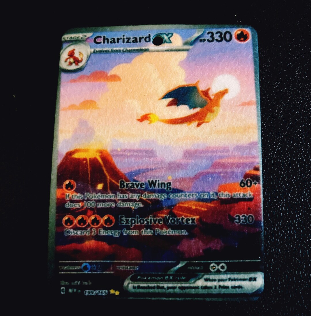 Anime Charizard Card Pocket Monster Air Freshener - Etsy