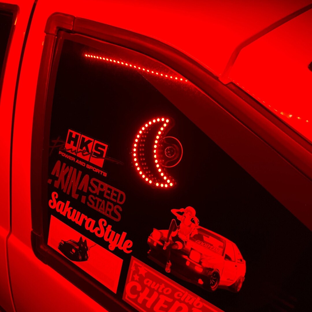 RGB Window Moon for Car - Etsy