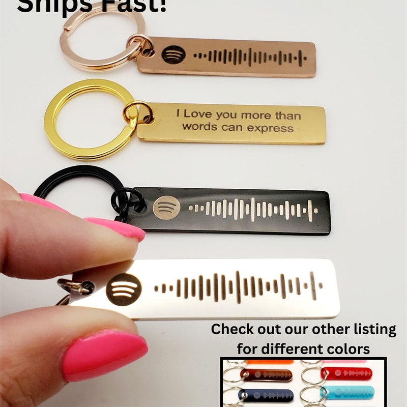 Music Keychain - Etsy