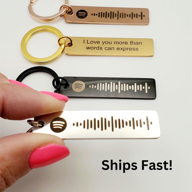 Spotify Keychain - Etsy