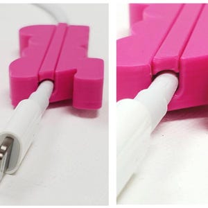 3D Printed Universal Adjustable Personalized Phone Charger Cord Name ...