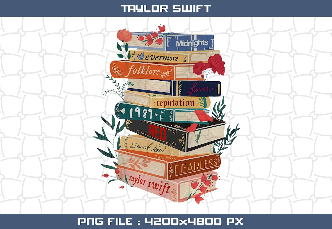 Taylor Books Png Taylor Swift Books Png Taylor Album Png - Etsy