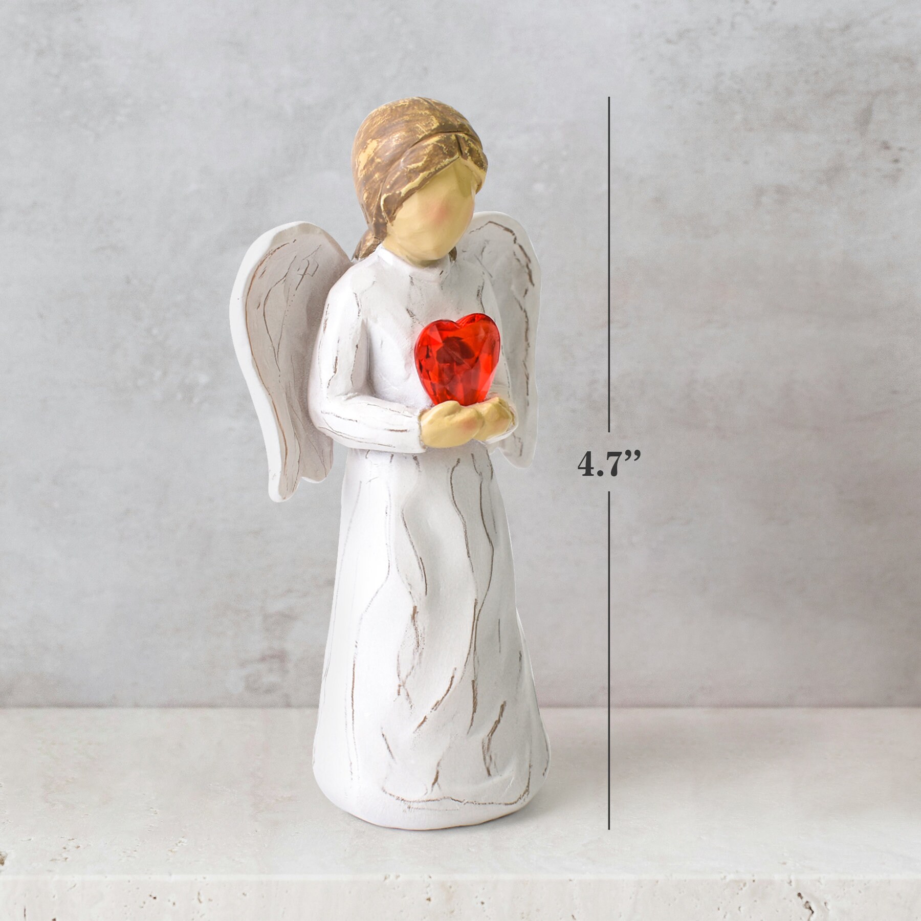 Angel Figurines for Women, Angel Statue With LED Lights, Small Hand ...