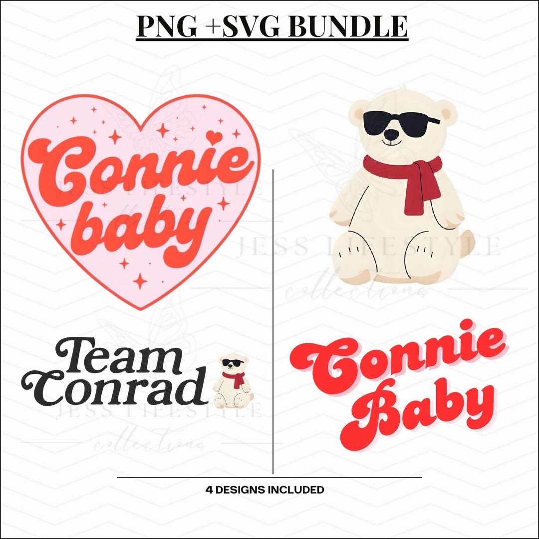 Team Conrad Png, Connie Baby Png/svg, Bundle: Cousins Beach (digital ...