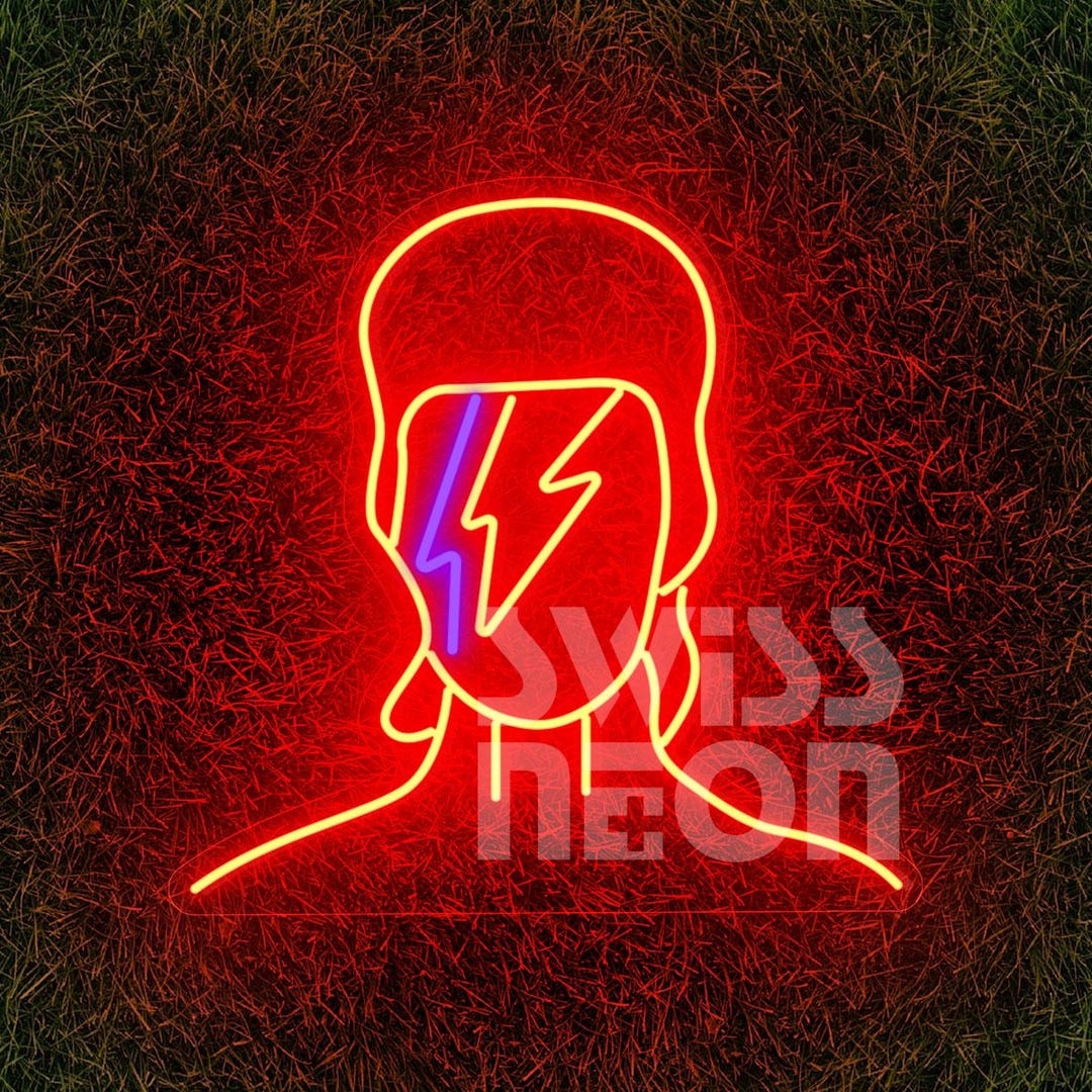 Custom David Bowie LED Neon Sign Bespoke Signage Lighting Handmade Art ...