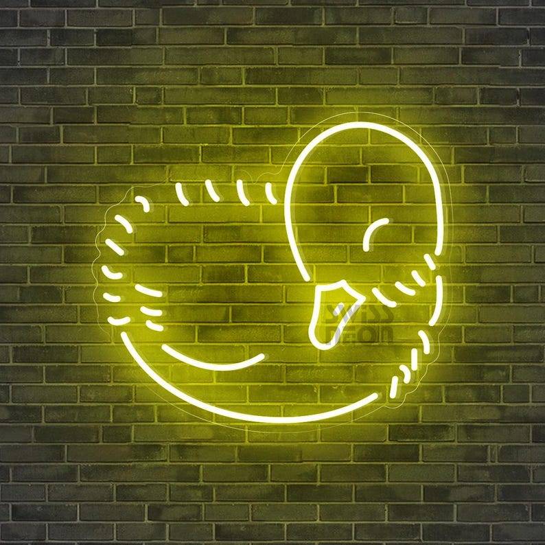 Duckling Neon Sign Cute Cartoon Duck Handmade LED Neon Sign Game Room ...