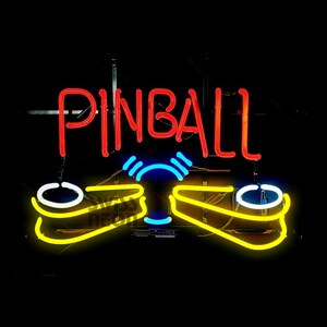 Pinball Neon Sign Home Bar Modern Neon Wall Decoration Custom Neon ...